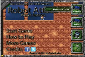 Robot Attack Planet Antares - Papa's Games